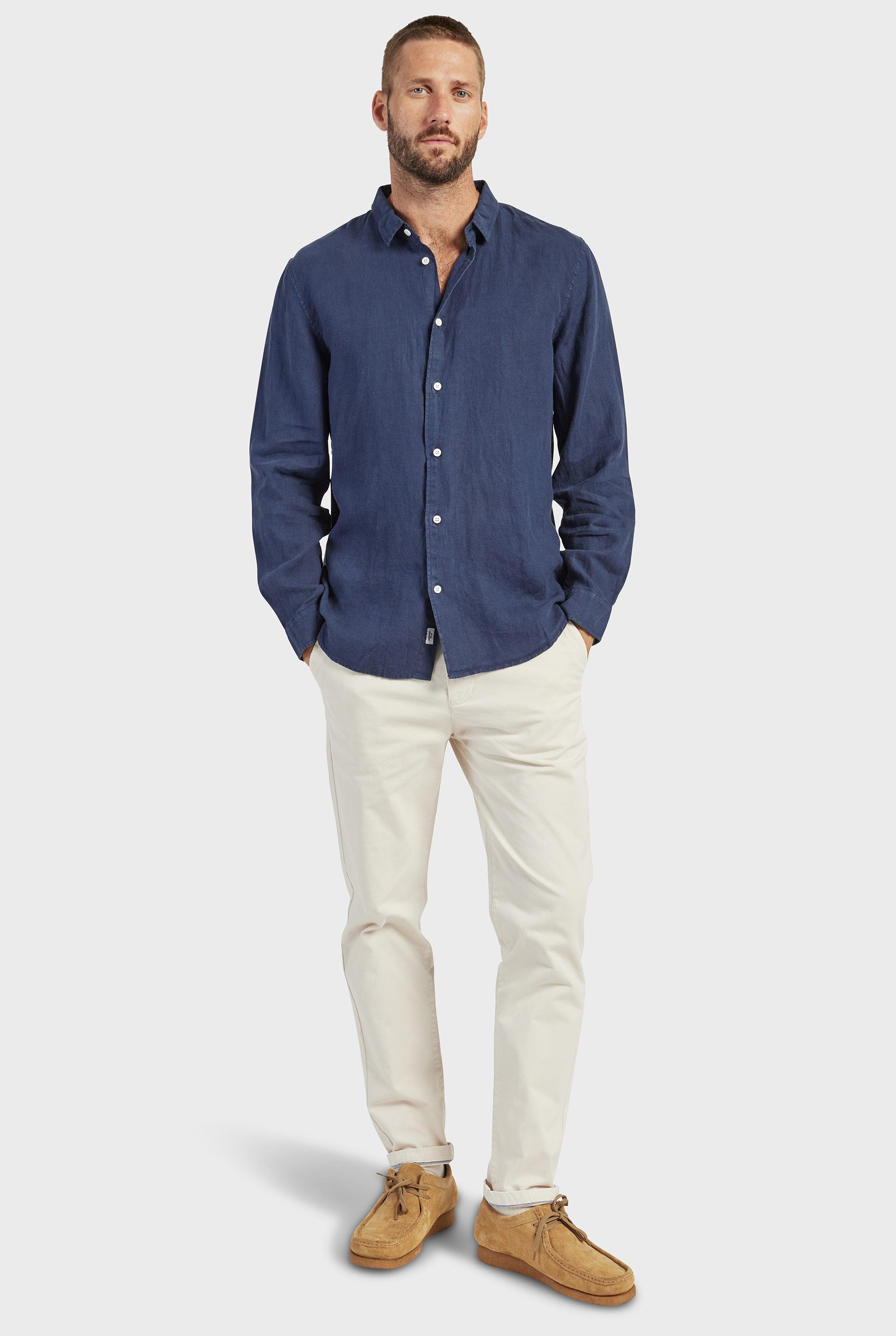 Men's Cooper Slim Chino in Sand | Academy Brand