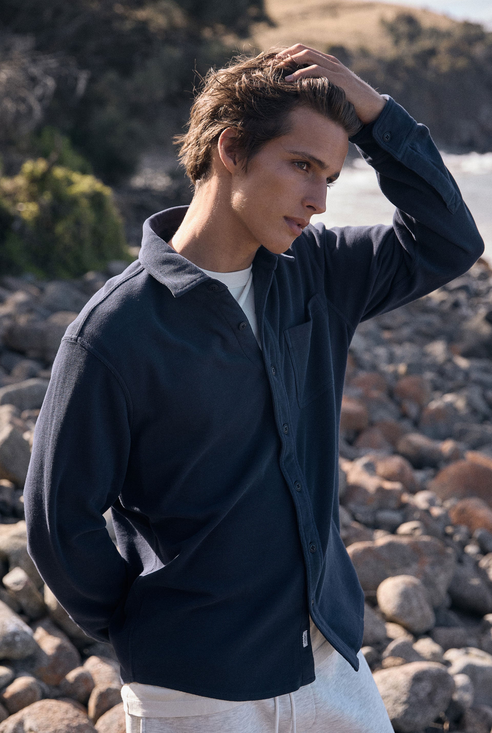 Carlos Cotton Waffle Shirt – Academy Brand