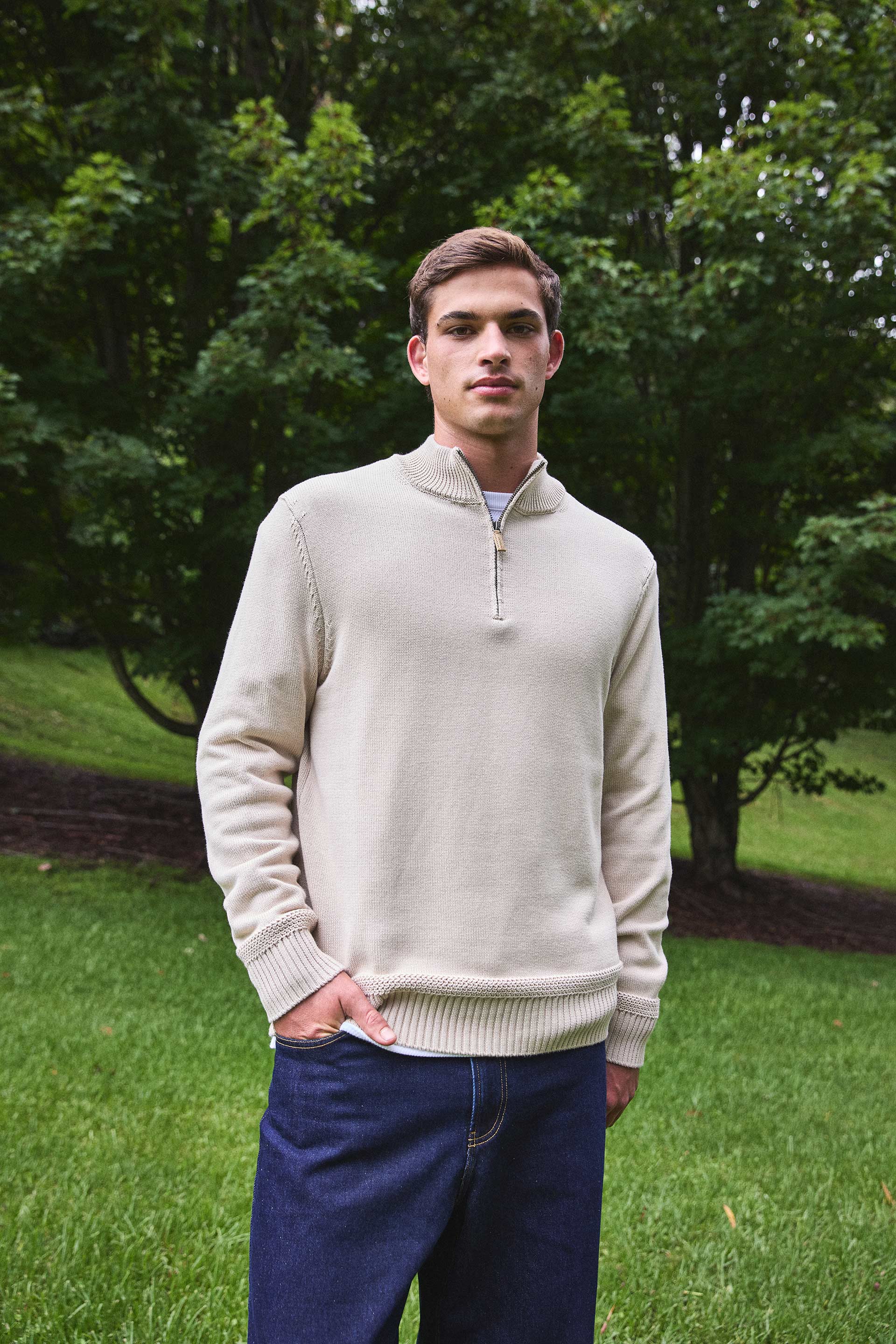 Clyde 1/4 Zip Knit – Academy Brand