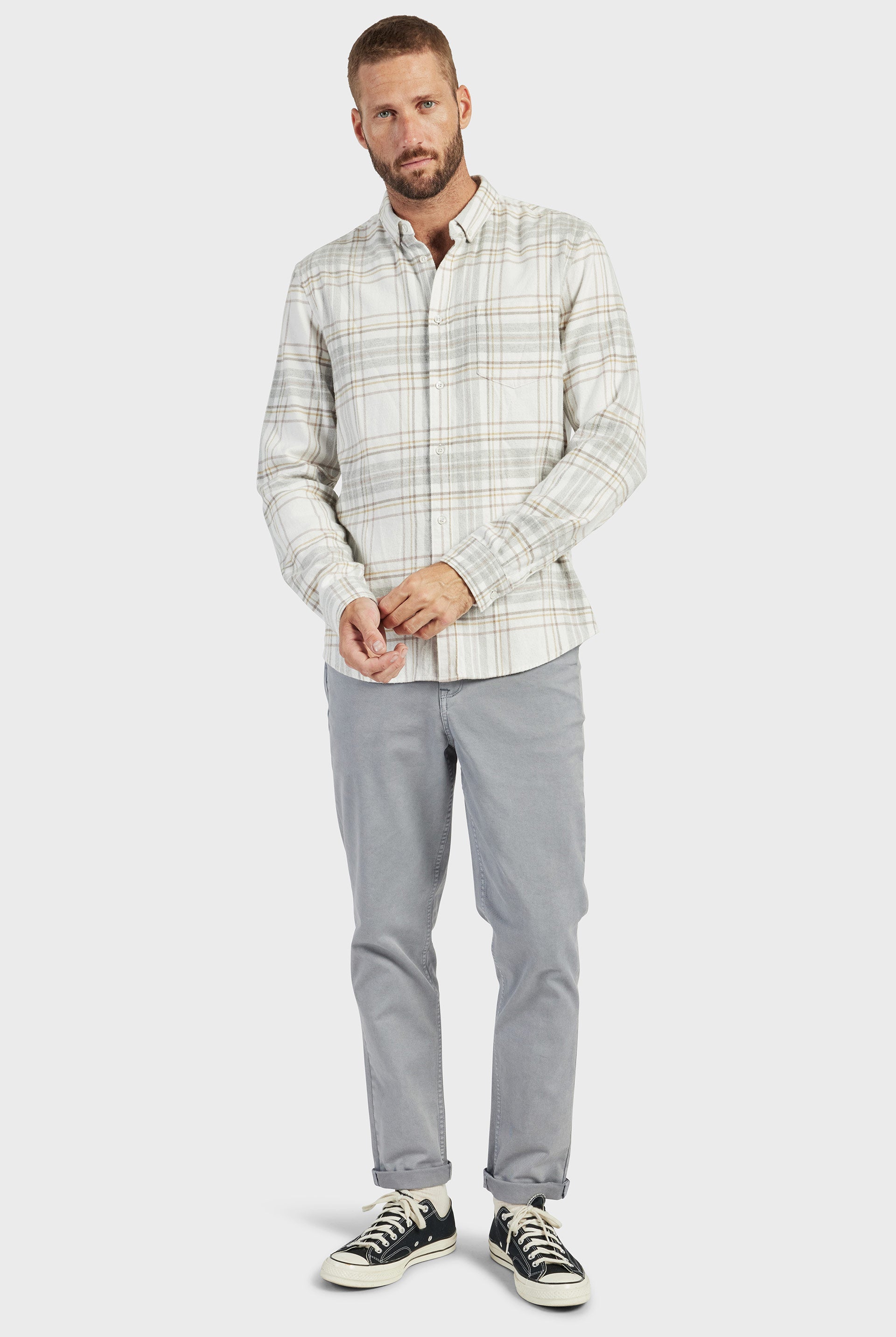 Men's Shirts | Long Sleeve Collared Shirts – Academy Brand