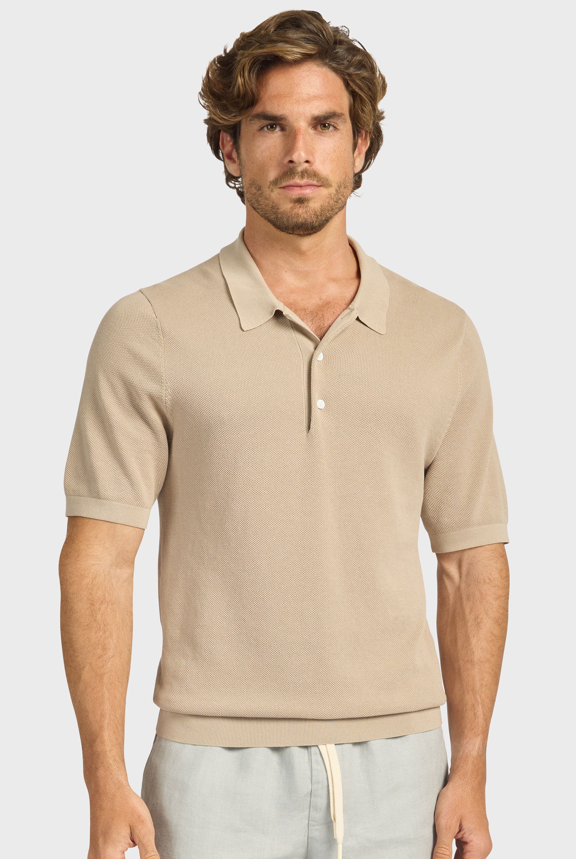 Riley Knit Polo – Academy Brand