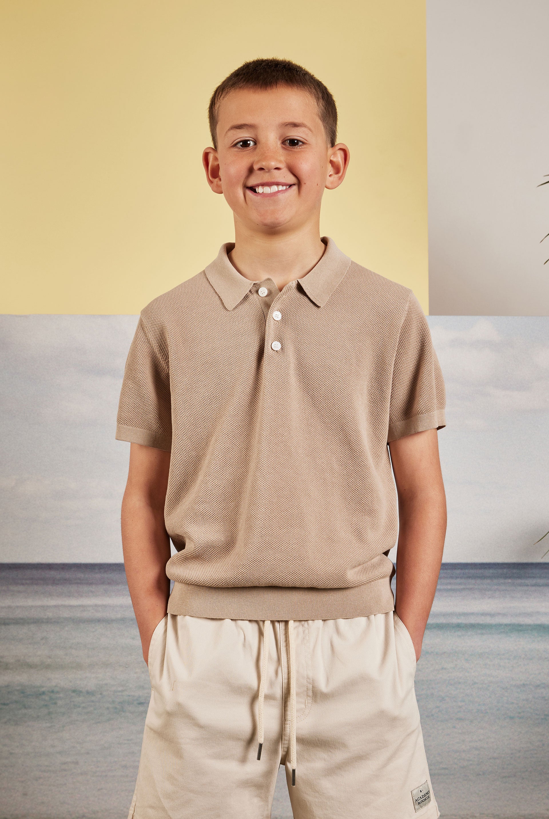 Kids Riley Knit Polo – Academy Brand