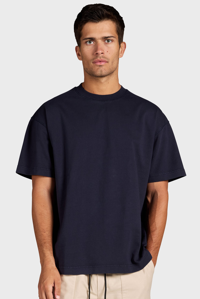 Varsity Crew Tee — Oversized Fleece Tee | Academy Brand
